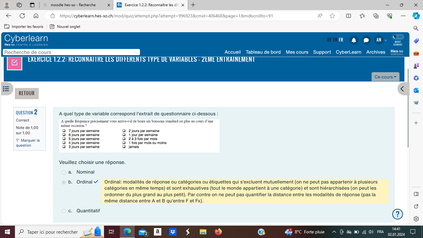 23-24_HES-SO_GE_RECHERCHE 3: Les différents types de variables | Cyberlearn